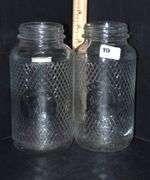 Two Old Judge Coffee Jars - Dunker Auction