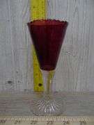 Ruby Red Goblets & Wine Glass - Dunker Auction