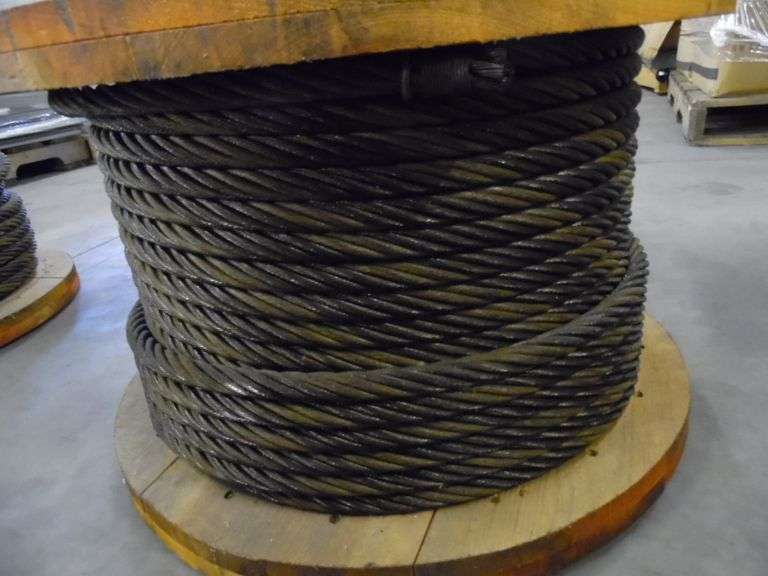 3/4" 6x36 WS-IWRC Wire Rope 330' - Dunker Auction