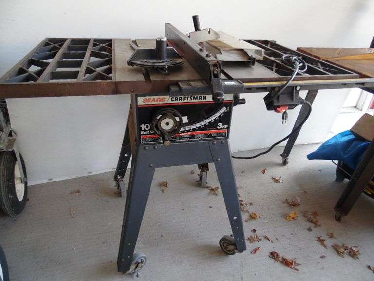 Sears/Craftsman 10" Table Saw - Dunker Auction