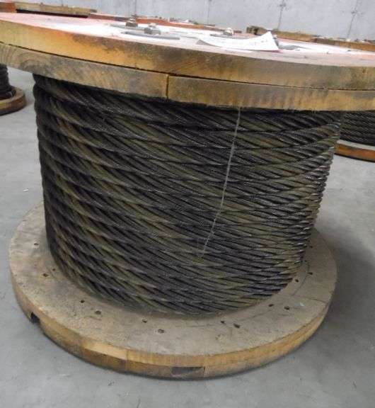 3/4" 6x36 WS- IWRC Wire Rope 300' - Dunker Auction