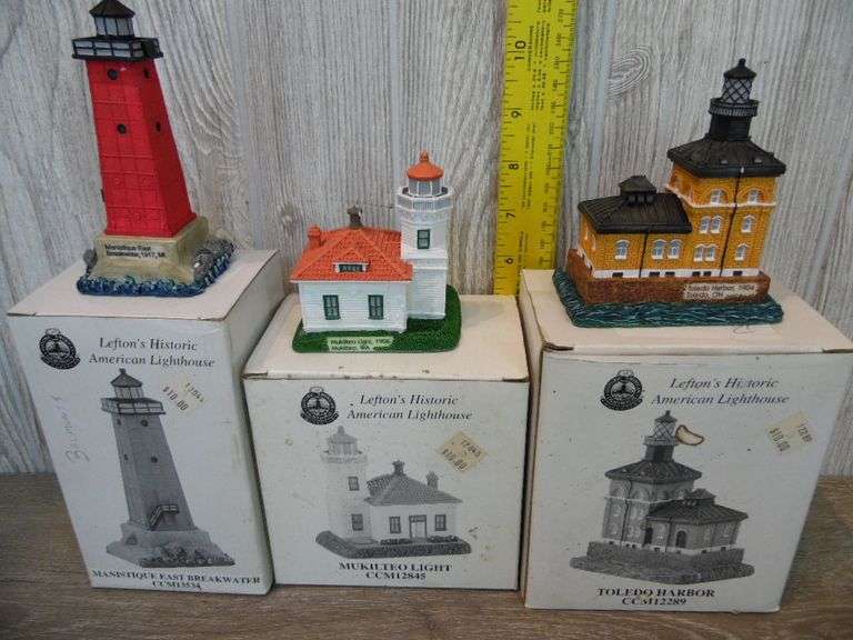 Lefton's Historic American Lighthouse Pieces - Dunker Auction