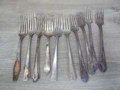 Flatware - Various Patterns - Dunker Auction