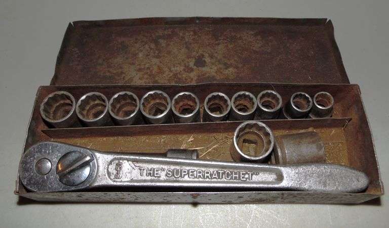 "The Super Rachet" & Socket Set - Dunker Auction