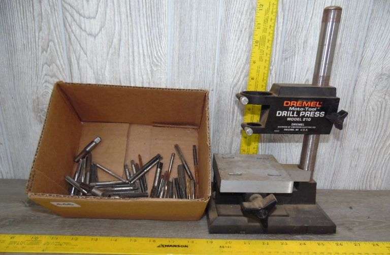 Dremel Drill Press & Bits - Dunker Auction