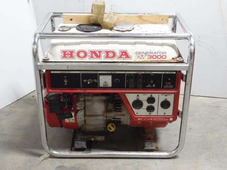 Honda EM 3000 Generator - Dunker Auction