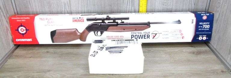 Crossman - 760 Pumpmaster Classic With 4x15 Scope & BBs - Dunker Auction