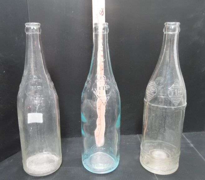 Three TIP-TOP Soda Bottles - St. Louis, MO - Dunker Auction