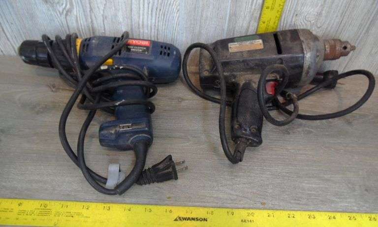Craftsman & Ryobi Electric Drills - Dunker Auction