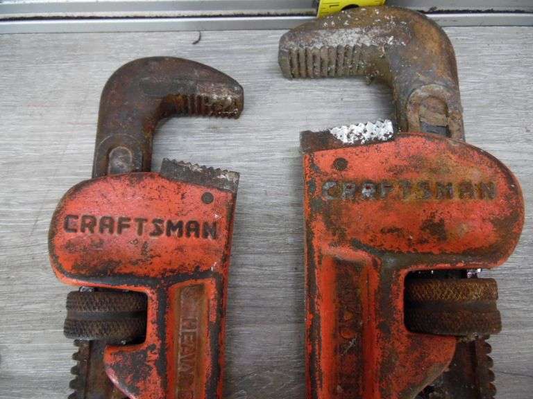 Craftsman Pipe Wrenches 13" & 14" - Dunker Auction