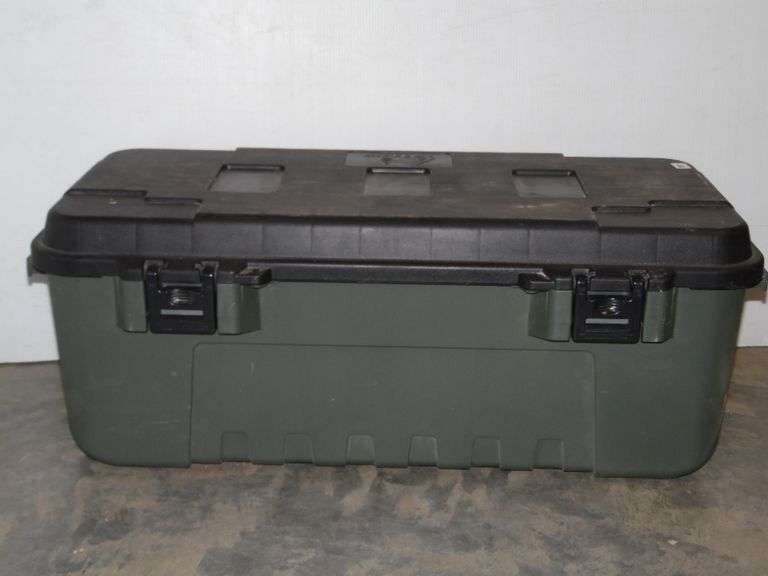 Plano Storage Container With Wheels - Dunker Auction