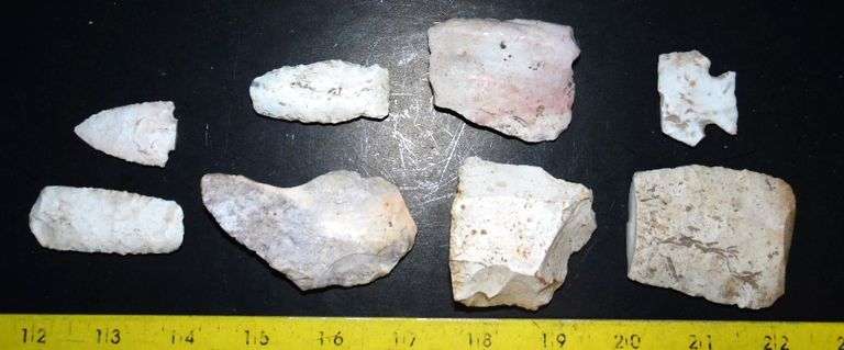 Arrowheads - Local Finds - Dunker Auction