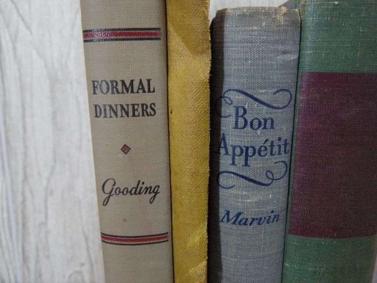 Cookbooks & Formal Dining Books - Dunker Auction