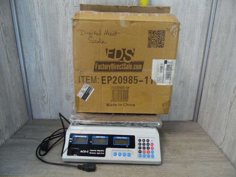 Digital Meat Scale - Dunker Auction