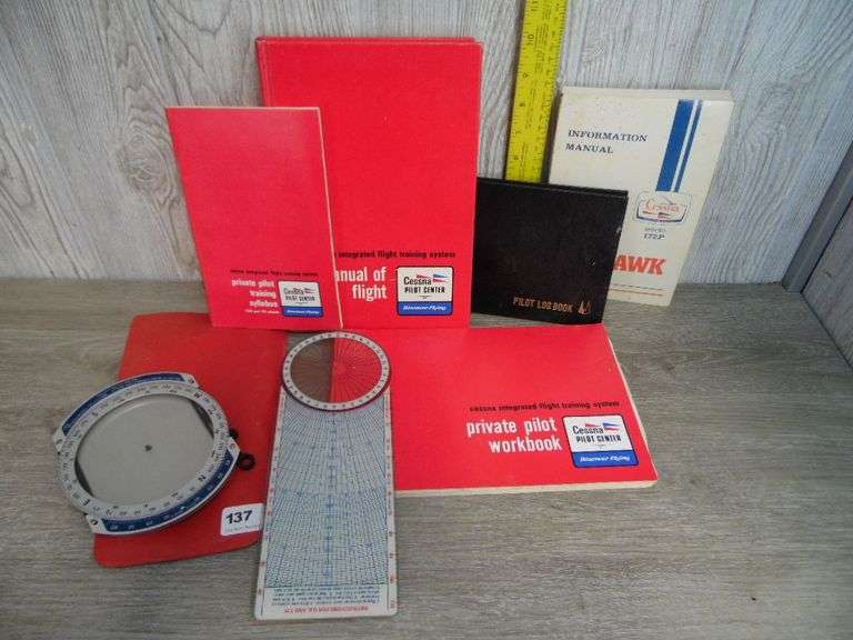 Cessna Flight Manual & Training/Logbooks - Dunker Auction