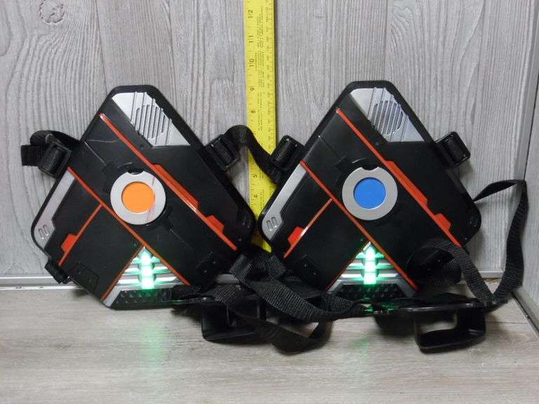 Dojo Battle Electronic Battling Game Swords & Chest Pieces - Dunker Auction