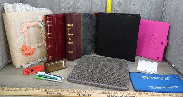 Photo Albumns, Record Holders & Misc. - Dunker Auction