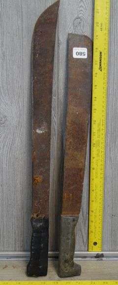 Hand Scythe & Two Machetes - Dunker Auction