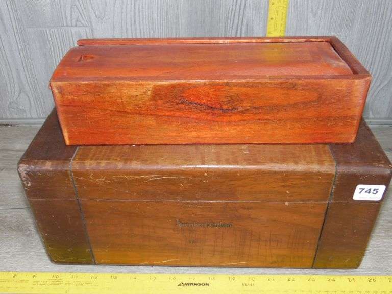 Stromberg-Carlson Box & Sliding Lid Box - Dunker Auction
