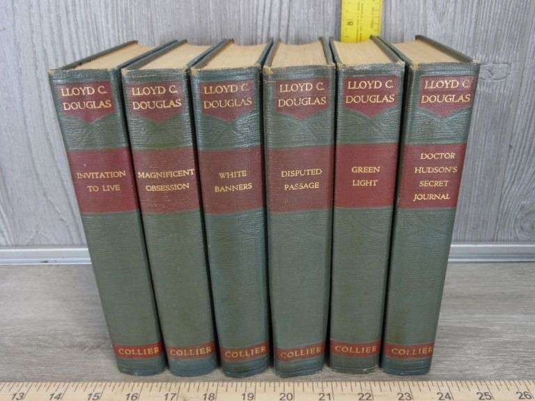 6 Vol. Lloyd C. Douglas Collection - Dunker Auction