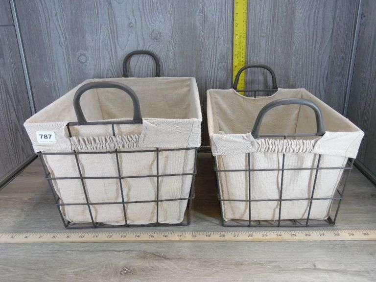 Wire Storage Baskets - Dunker Auction