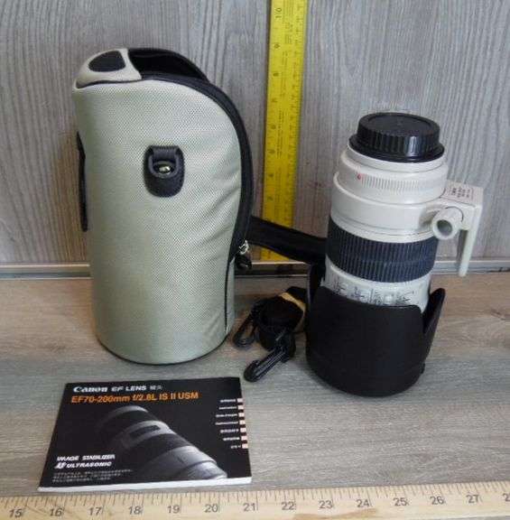 Canon Image Stabilizer Ultrasonic EF70-200mm Lens With Lens Case ...