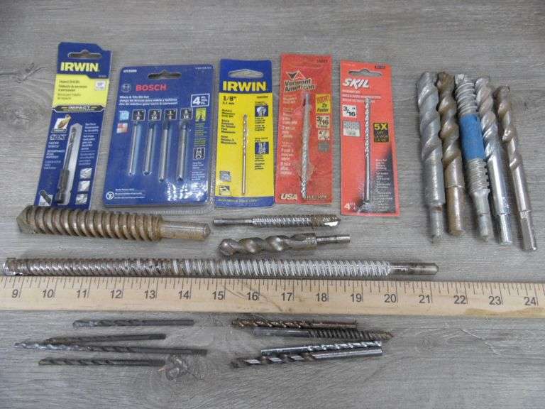 Various Drill Bits - Dunker Auction