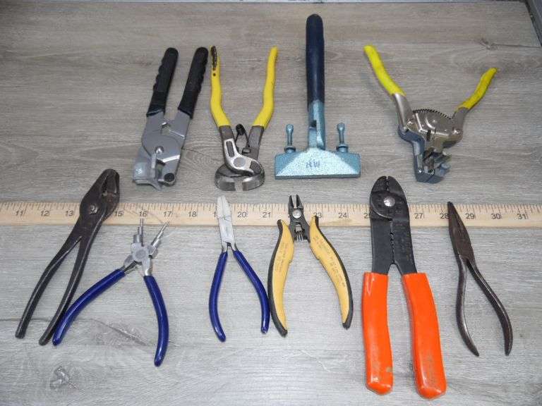 Hand Tools - Pliers, Nippers & More - Dunker Auction