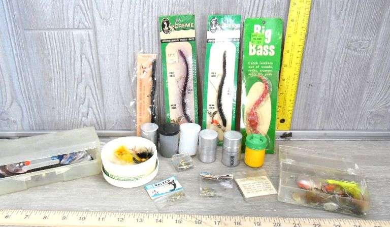 Fishing Tackle - Worms, Flies, Swivels & Hooks - Dunker Auction