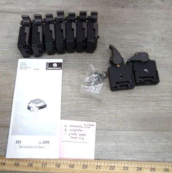 Quick-Change Plate Adapters For Cameras/Tripods - See Description ...