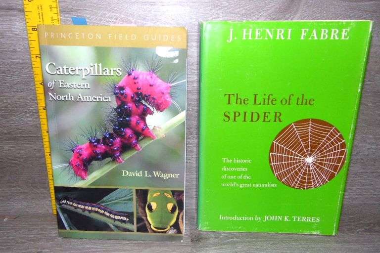 Books - Insects, Spiders, Moths, Beetles & More - Dunker Auction