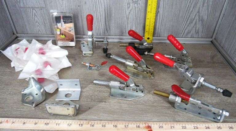 Straight Line Action Clamps, Force C'trol Pads - Dunker Auction