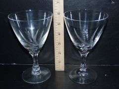 Fostoria Crystal Etched Stemware - Dunker Auction