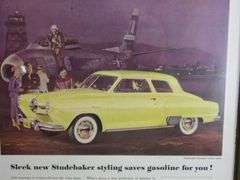 Studebaker Car Ads - Dunker Auction