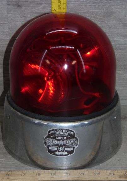 Federal Sign & Signal Corp. Super Beacon Ray - Dunker Auction