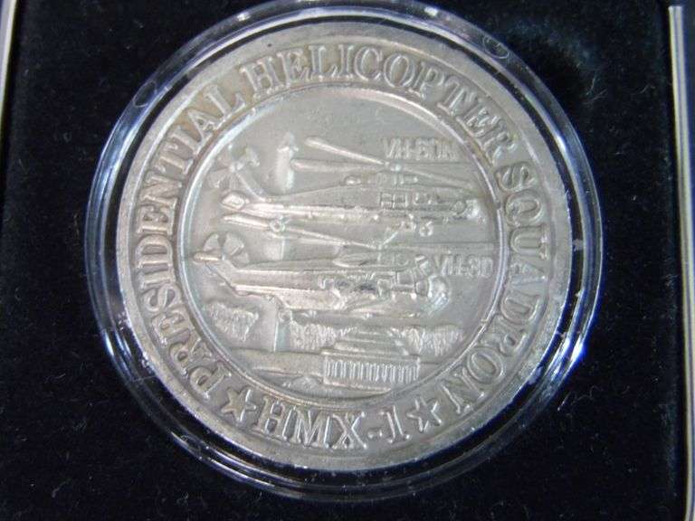 Presidential Helicopter Squadron Coin - 1 3/4" - Dunker Auction