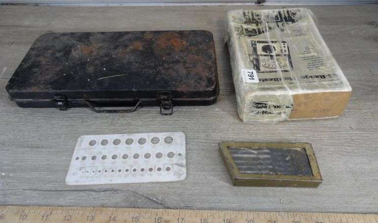 Drill Bits, Multi-Meter, Ratchet & Socket Set - Dunker Auction