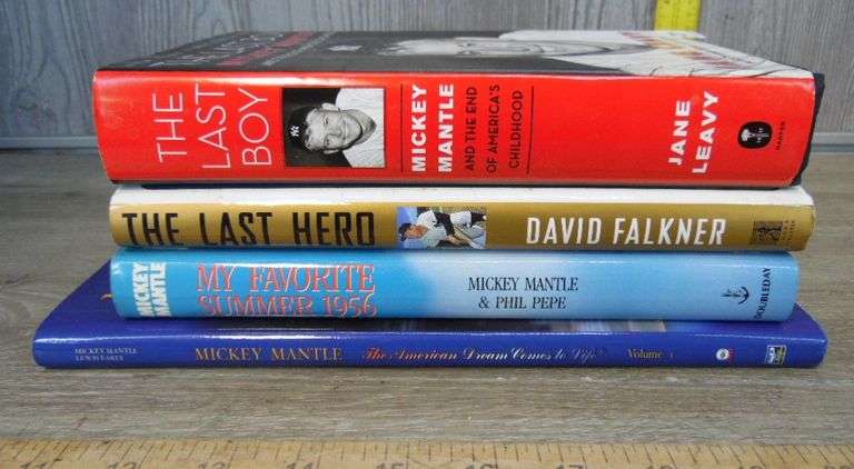 Mickey Mantle Books - Dunker Auction