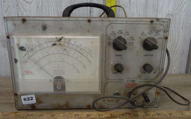 EICO Model 249 Electronic Voltmeter OHM Meter - Dunker Auction
