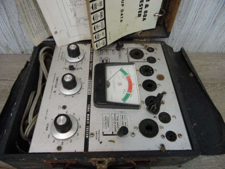 SECO Model 88 Tube Merit Tester - Dunker Auction