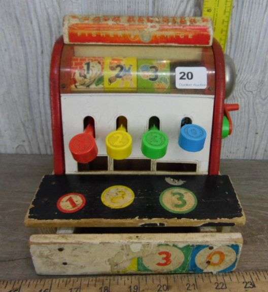 Fisher-Price Cash Register #972 -1960s - Dunker Auction