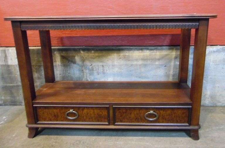 Peters-Revington USA Made Console Table With Drawers - 50" x 16" x 30 ...