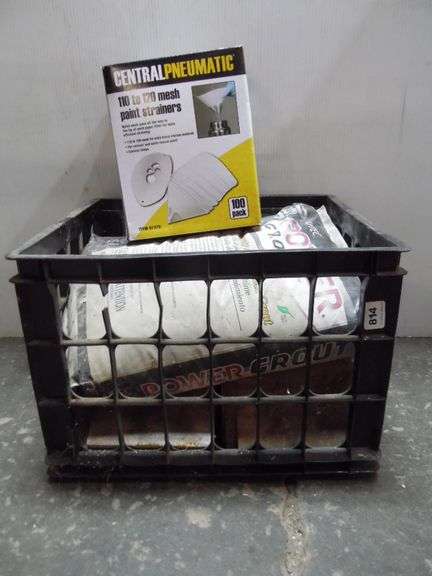 Tile, Power Grout, Paint Strainers - Dunker Auction