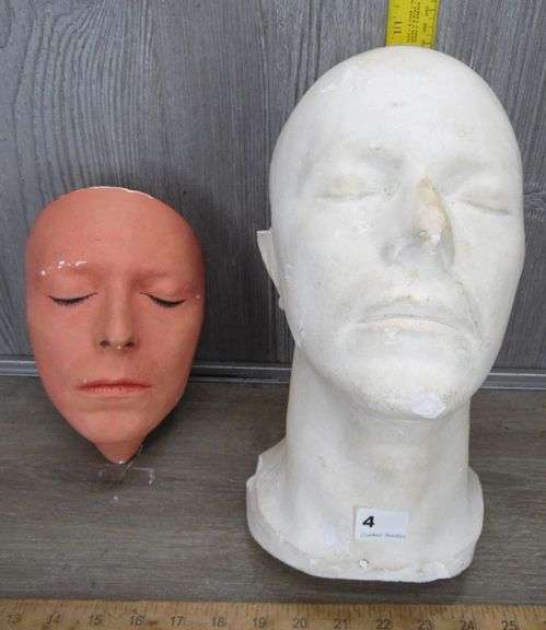 Plaster Cast & Face Mold - Dunker Auction