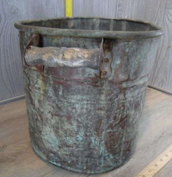 Large Metal Tub With Handles - Dunker Auction