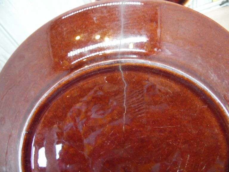 Brown Drip Plates - Dunker Auction