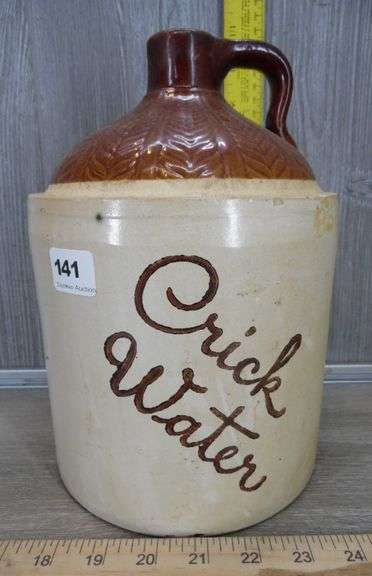 Crick Water Crock Jug - Dunker Auction