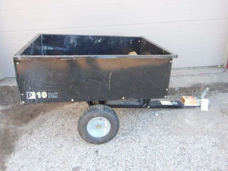 Precise Fit 10 CU FT Steel Dump Cart - Dunker Auction