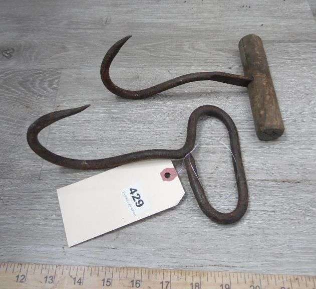 Two Hay Hooks - Dunker Auction