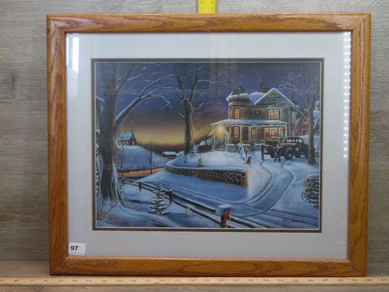 'Christmas Memory' Wall Art By Ron Iverson - Dunker Auction